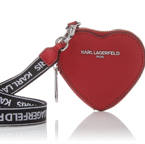 Karl Lagerfeld | Bags | Karl Lagerfeld Paris Slg Lanyard Crimson | Poshmark